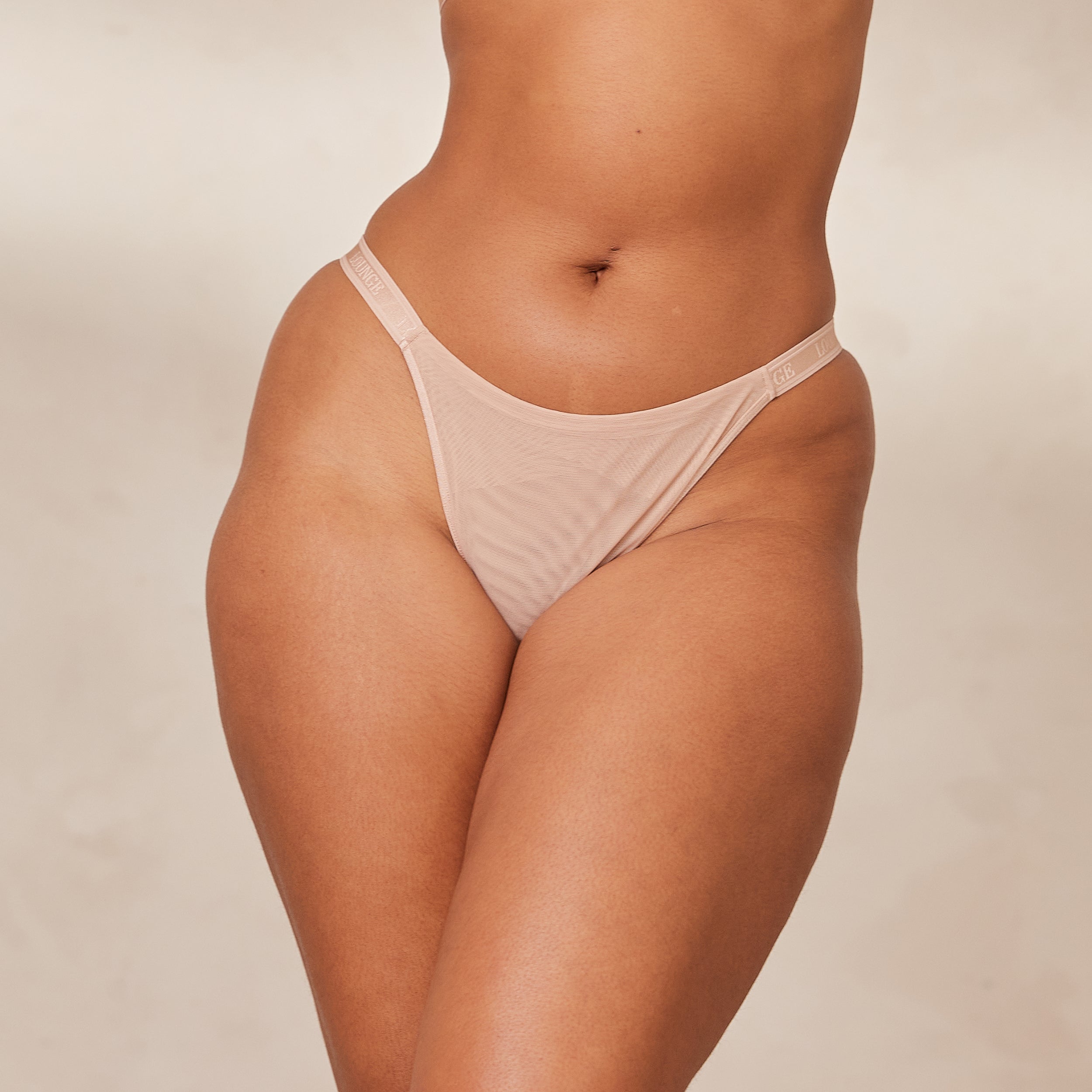 Smooth Mesh Culotte - Taupe – Lounge Underwear