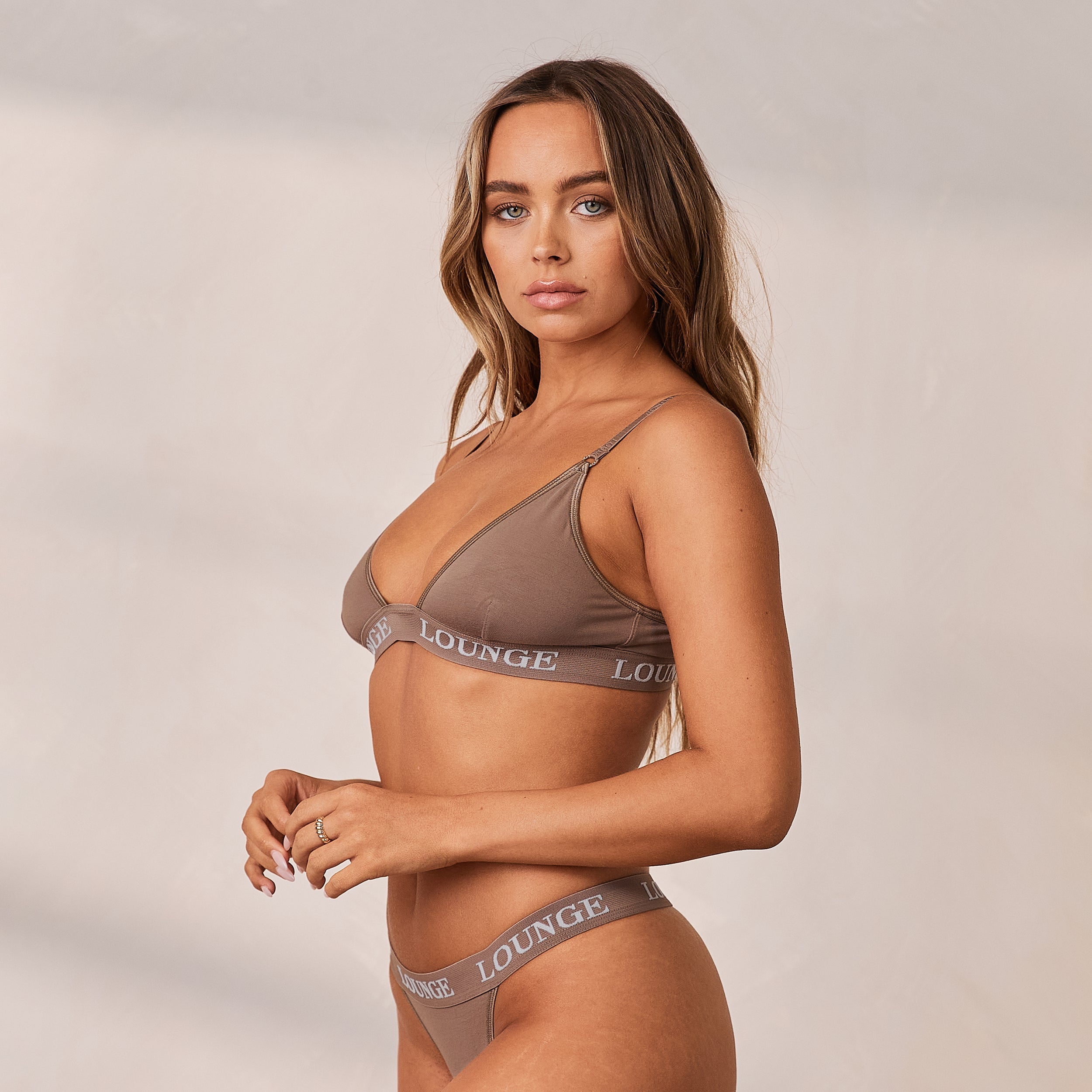 Bamboo Triangle Soutien-Gorge - Café – Lounge Underwear